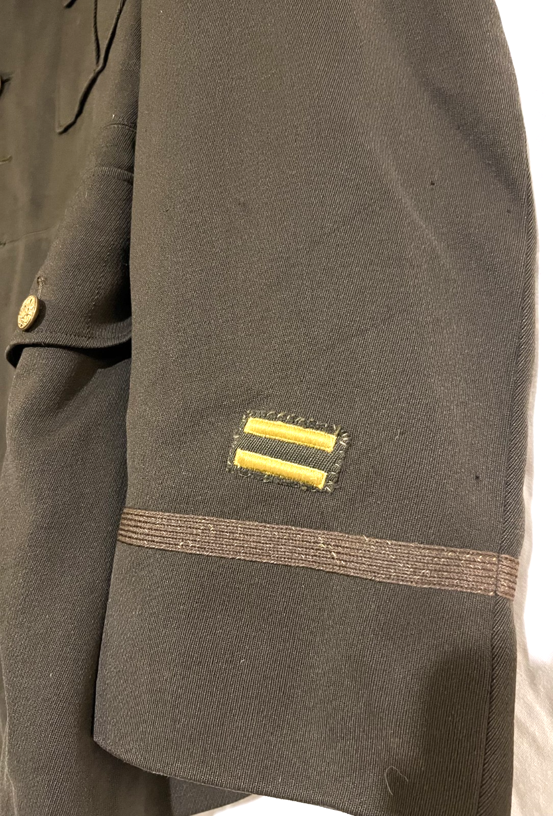 WWII US Army Officer's 4 Pocket Service Coat / Uniform | eBay