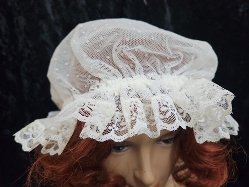 Lace Mop Mob cap for Regency Victorian Theater or Re-enactment NEW Made ...