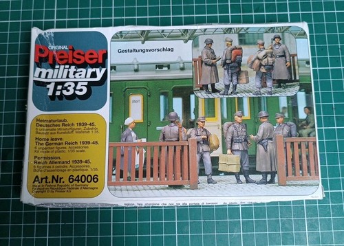Maquette 1/35 PREISER Ref 64006 Home Leave. The German Reich 1939-45 | eBay