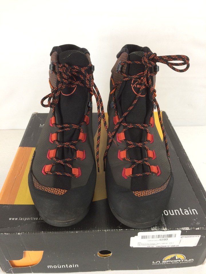 Excellent La Sportiva Trango Tech Leather GTX Men's Mountaineering Boots, Carbon | eBay