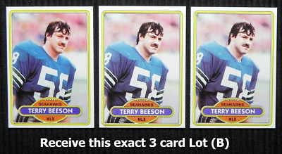 Terry Beeson 1980 Topps 3 Card Lot (B) Card #428 | eBay