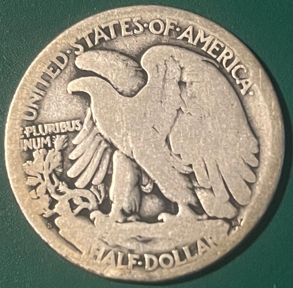 1921-S Walking Liberty Half Dollar...PCGS website has a "4" valued at ...