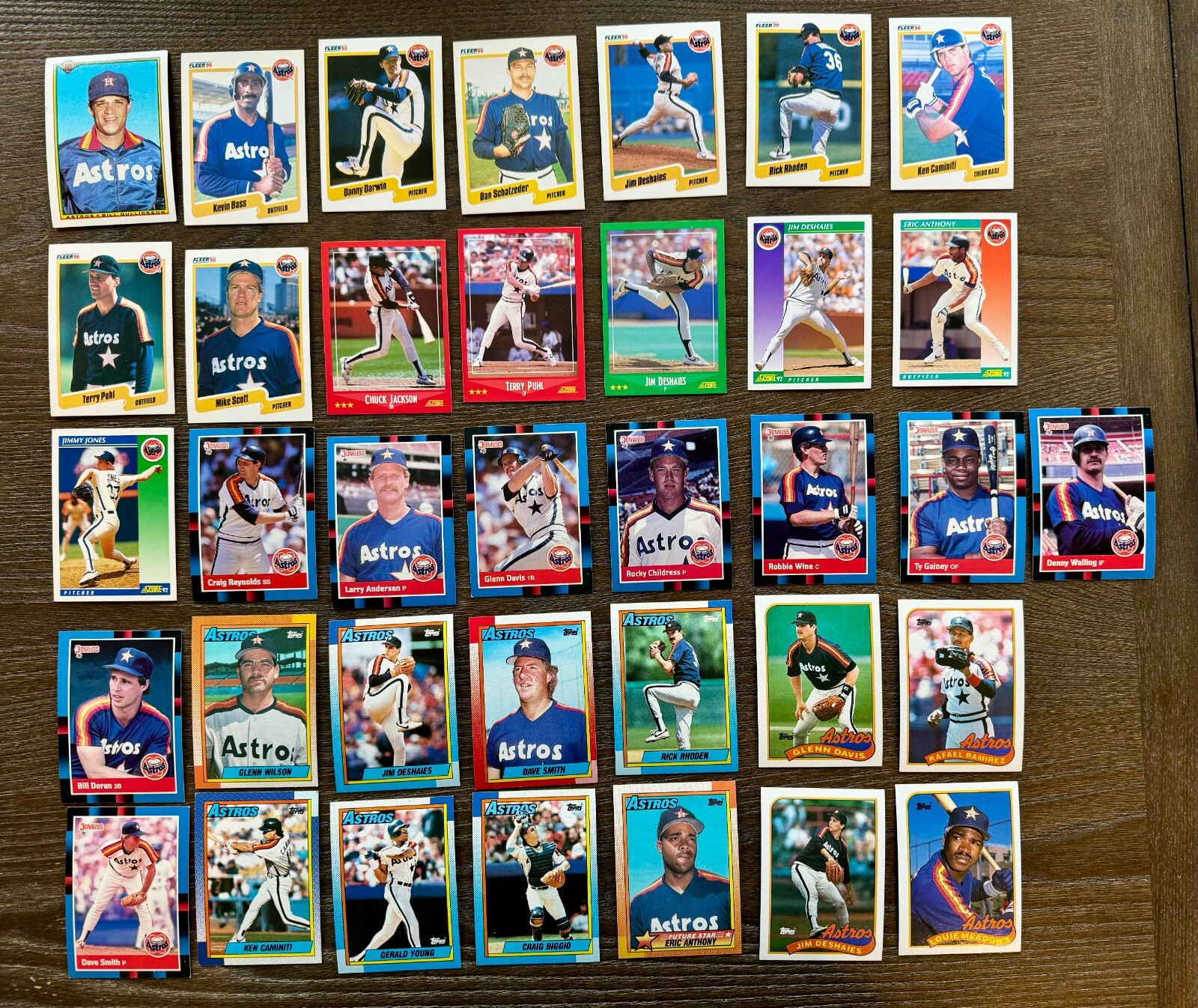 Vintage Houston Astros Baseball Cards (Lot of 36) | eBay