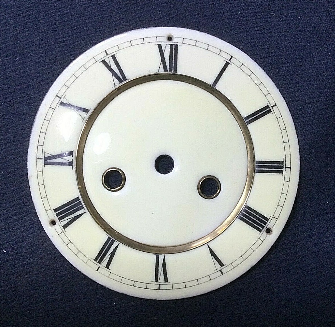Vintage Mantel Clock Dial - Clockmakers Spares - Clock Dial Parts 135mm ...