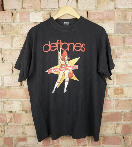 Vintage 2001 Deftones Back To School Tour Shirt Size Mens Large L | eBay