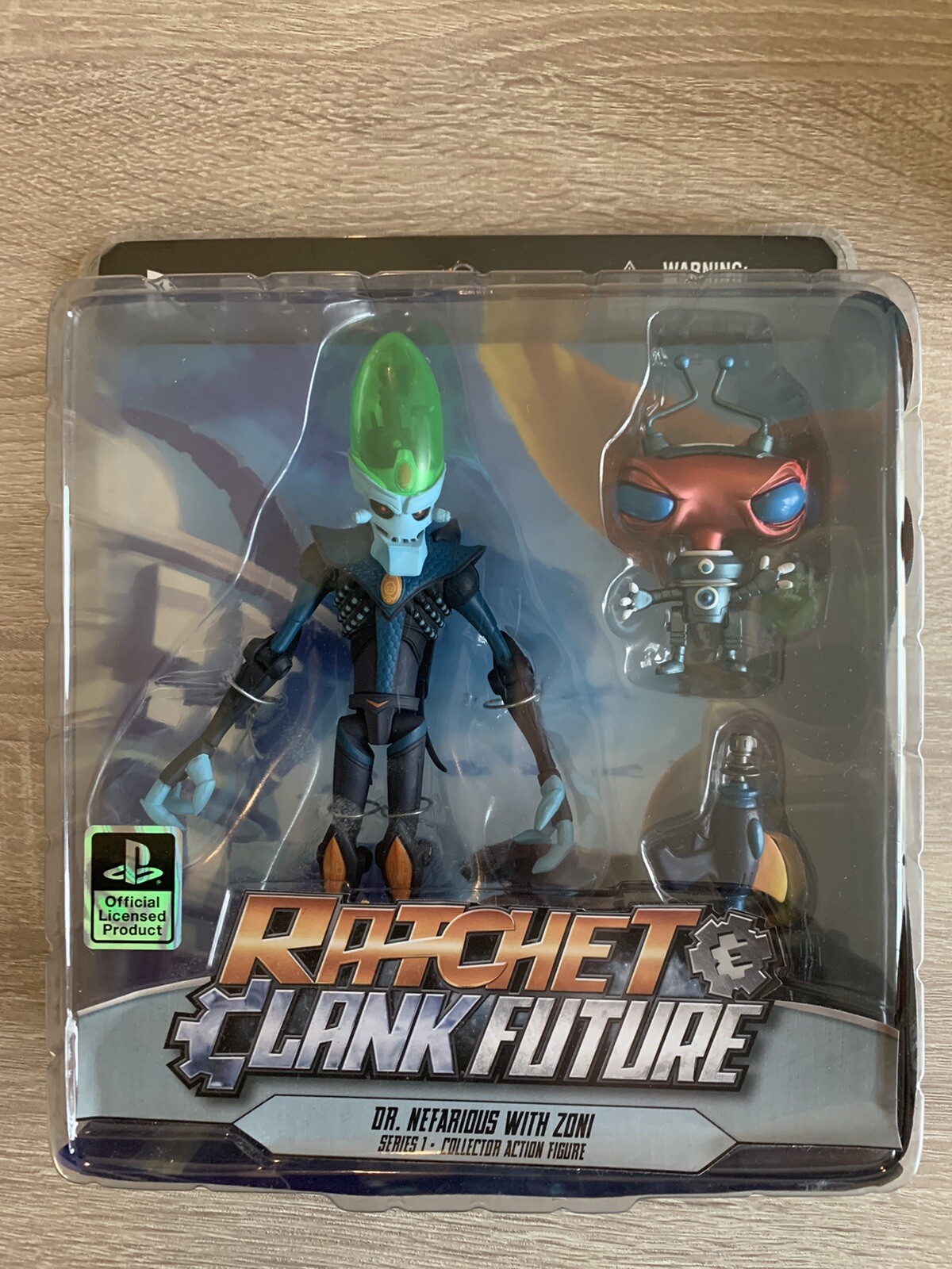 Ratchet and Clank Future Series 1 Dr. Nefarious & Zoni Action Figure New NIB PS3 | eBay