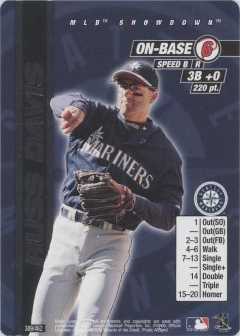2000 MLB Showdown - Russ Davis #389 Unlimited for sale online | eBay