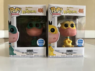 Funko Pop Dino Funko Shop Exclusive LE 2500 Red Blue Green Yellow | eBay