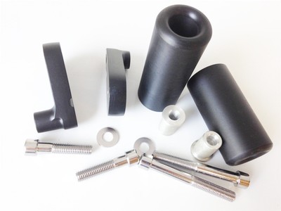 Black Frame Slider Crash Protector For Yamaha Yzf R1 Yzf-R1 2007 2008 ...