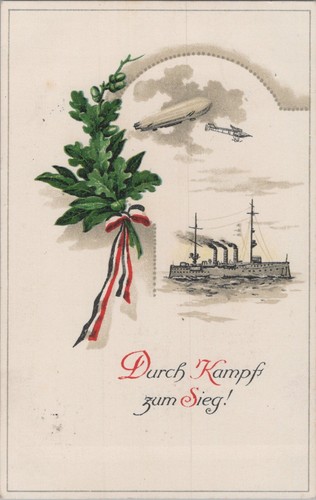 Ak, Ansichtskarte, Wk1, Durch Kampf zum Sieg (N)50811 | eBay.de