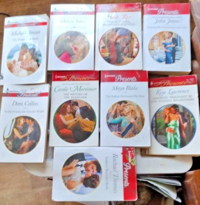 Lot of 9 Harlequin Presents Romance Vintage Paperback Books ROM | eBay