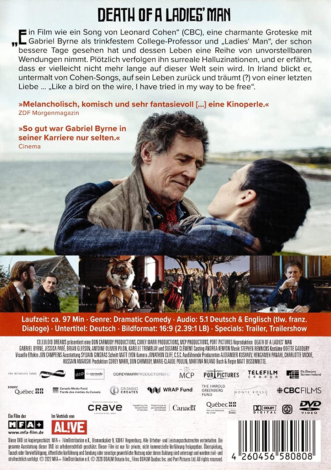 Death of a Ladies' Man (DVD) Byrne Gabriel Gleeson Brian Pare Jessica ...