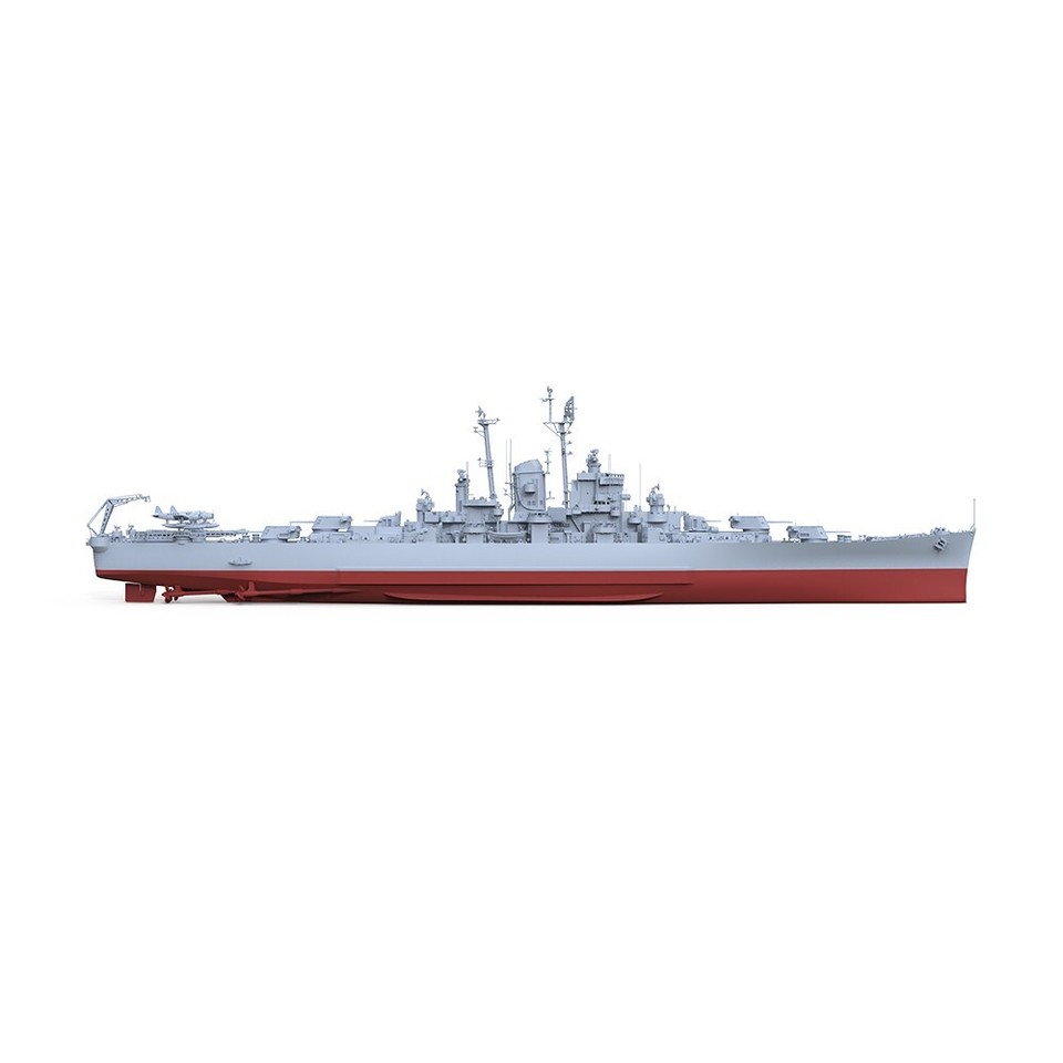 SSMODEL Military Model Kit US Fargo Fargo-class Light Cruiser CL-106 ...