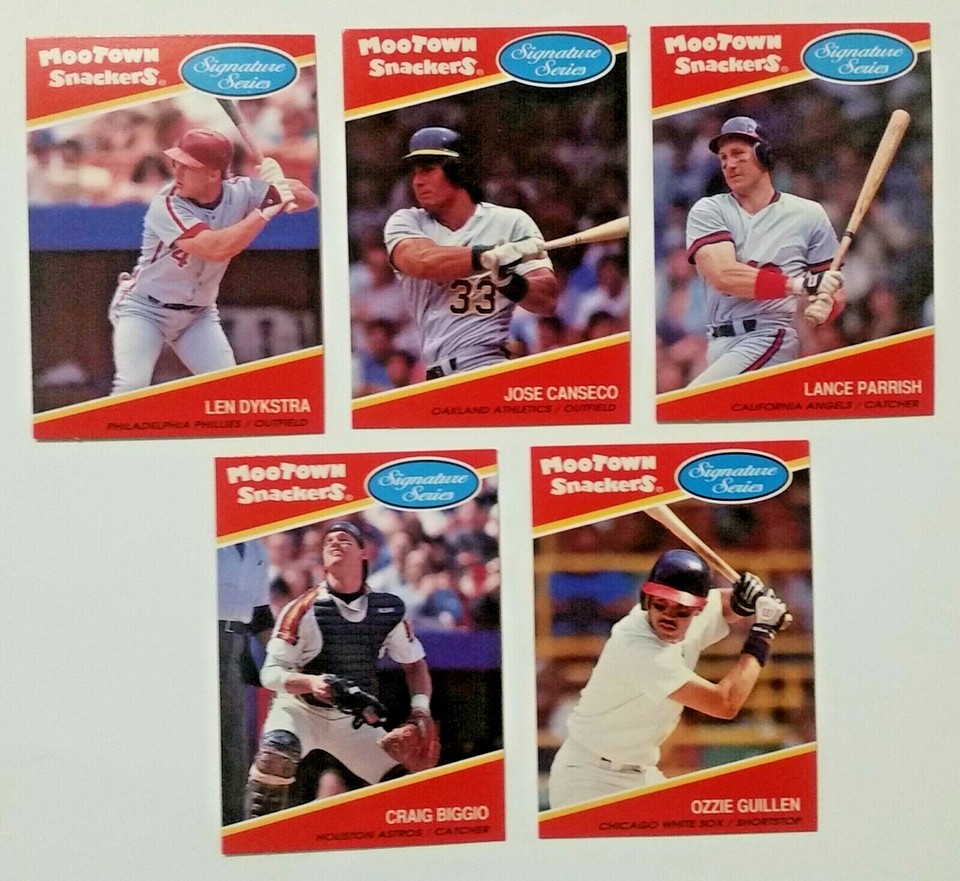 1991-1992 Mootown Snackers Signature Series *Pick Your Player* 10+ Ship ...