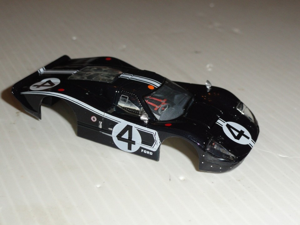 AFX MEGA G+ FORD GT MK IV Lemans #4 HO Slot Car BODY FITS 1.5 NARROW | eBay
