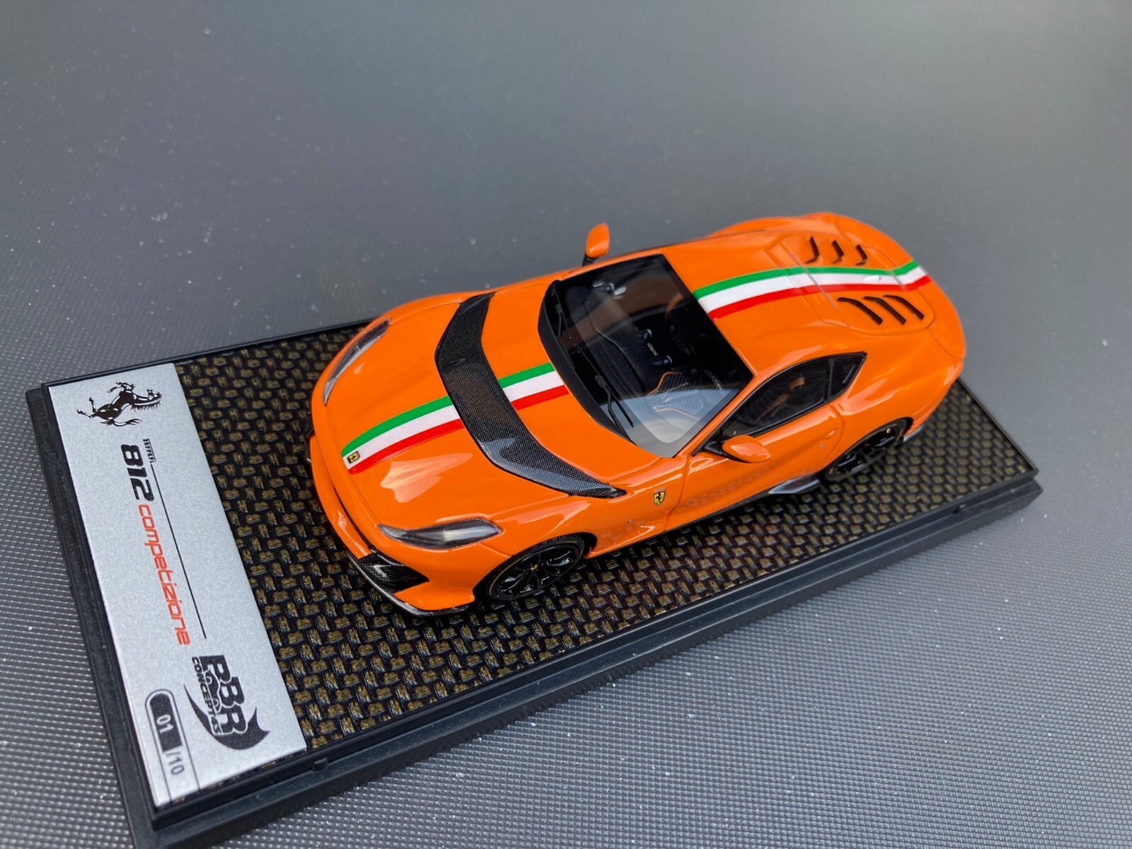 Ferrari 812 Competizione Honda orange BBR C4F 1:43 !!! limited 10 PCS ...