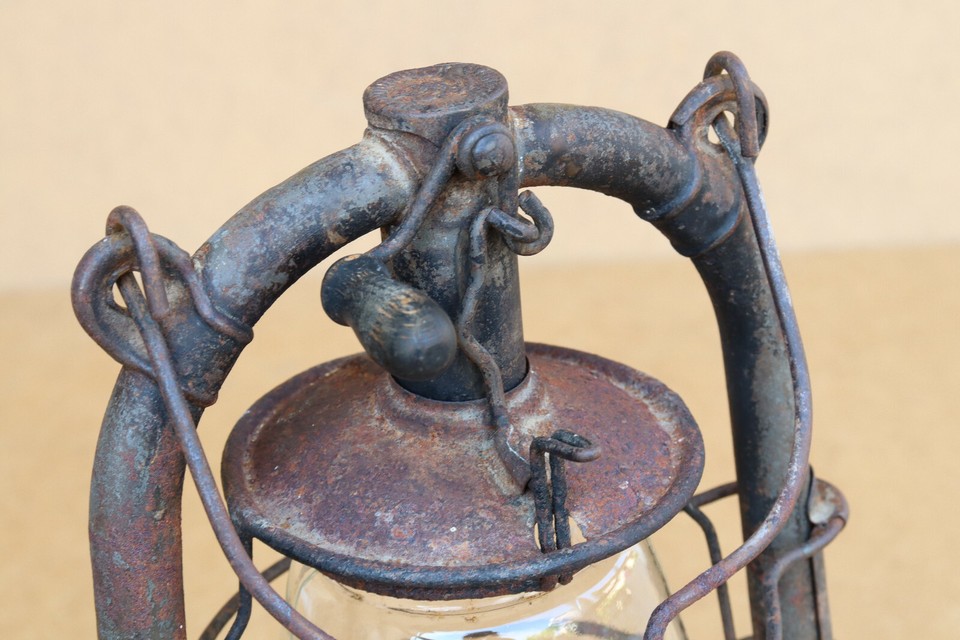 WW1 WWI Era Antique Vintage Lantern Hand Lamp Feuerhand N 423 Germany ...