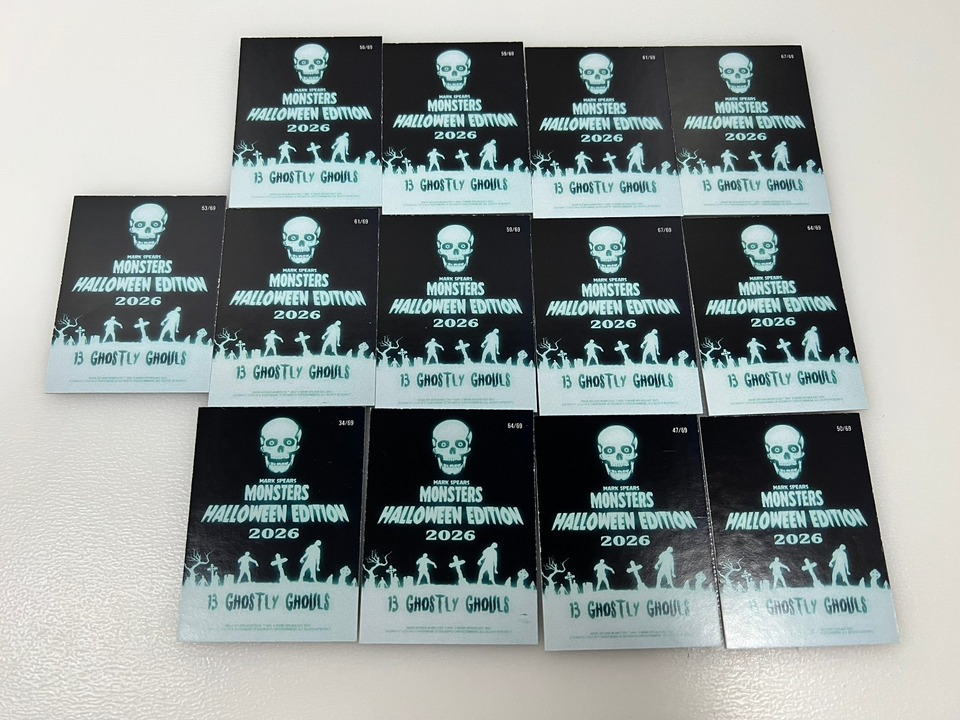 Trade Cards Mark Spears Monsters Halloween 2026: 13 Ghostly Ghouls MINI ...