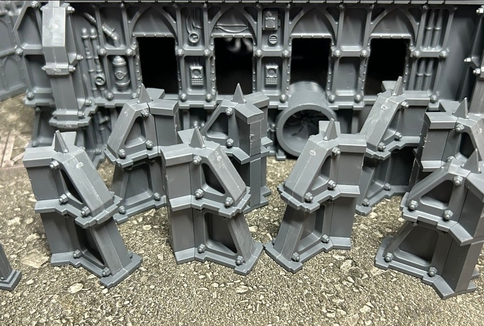 Warhammer 40k Terrain STC Hab Bunker + Stockades | eBay UK