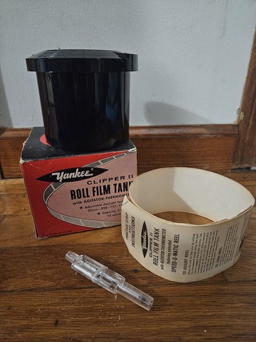 Yankee Clipper II Roll Film Tank w/ Self-Loading Reel, Agitator ...