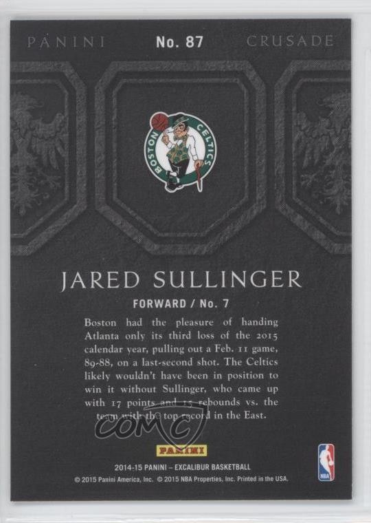 2014-15 Panini Excalibur Crusade Camouflage Jared Sullinger #87 0a3 | eBay