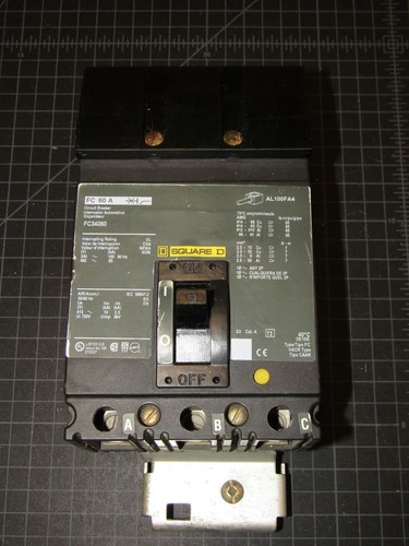 FC34060 Square D, I-Line. 60 amp, 480 volt. Good condition. | eBay