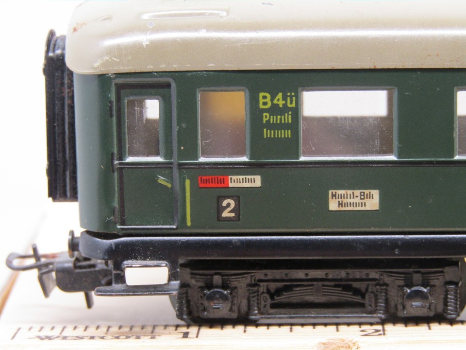 MARKLIN H0 #4011 DB Second Class Passenger Car 346/1 Vintage 1950's ...