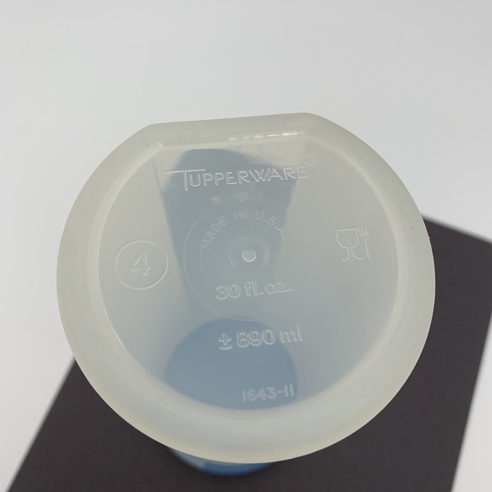 Vintage Tupperware Module Mates Spaghetti Container #4 Light Blue Lid ...