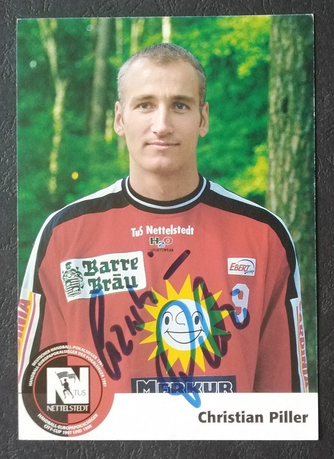 7463 Christian Piller TUS Nettelstedt Handball Autogrammkarte orig ...