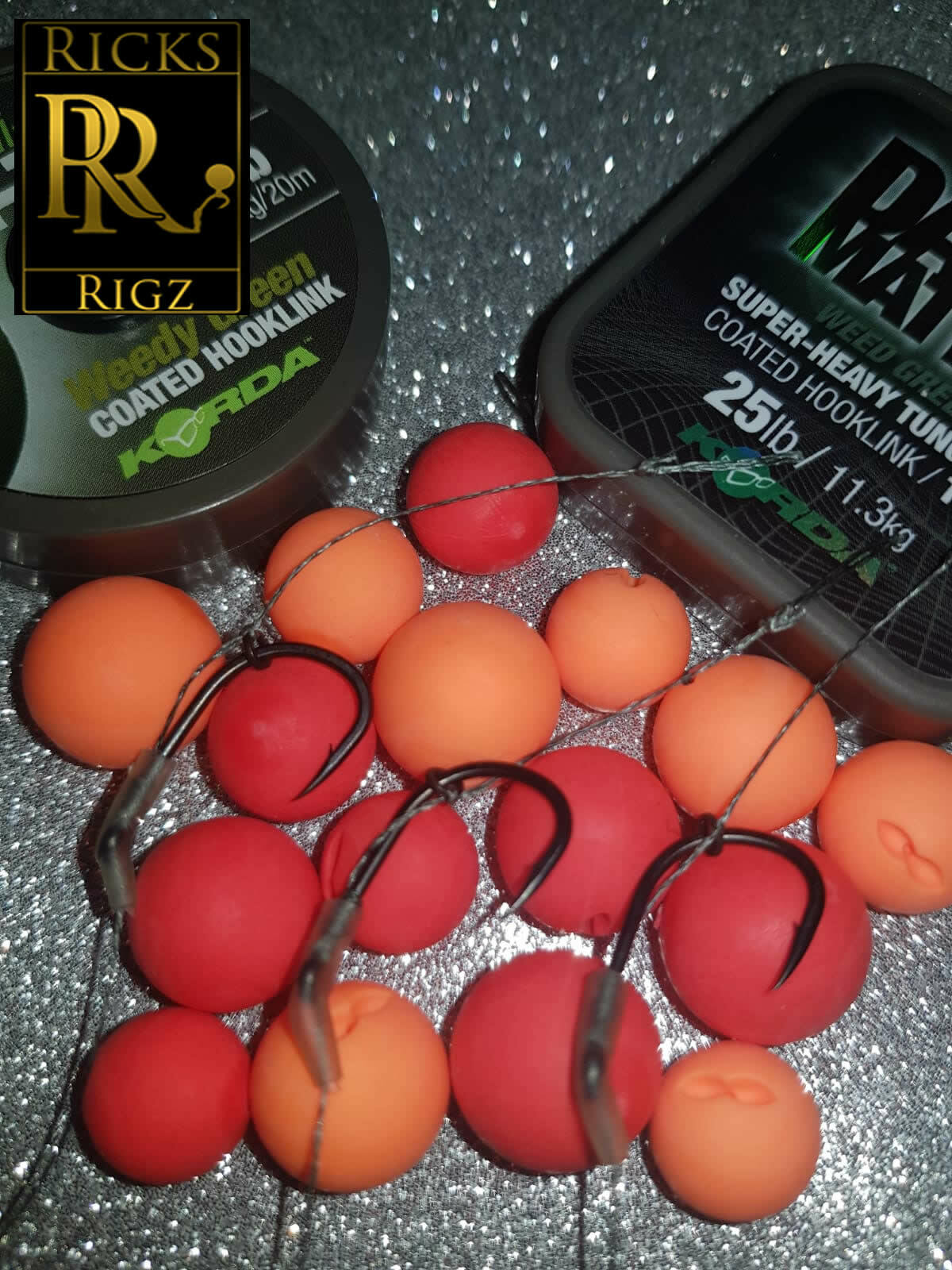 3 blowback rigs - Korda n trap- Dark Matter - Carp fishing hair rigs ...