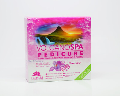 Lapalm Volcano Spa Pedicure 5-Step in A Box Kit - Romance (Pack of 10 ...