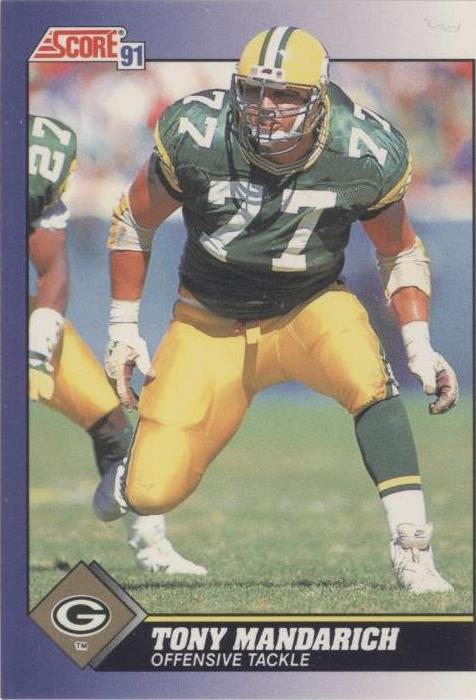 1991 Score Tony Mandarich #84 for sale | eBay