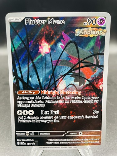 Pokemon Flutter Mane SVP 097 Temporal Forces Holo Black Star Promo NM ...