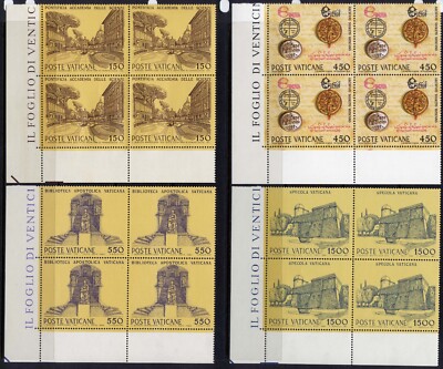 VATICAN Sc#733-6 Blk 4 1984 Cultural and Scientific Institute MNH | eBay