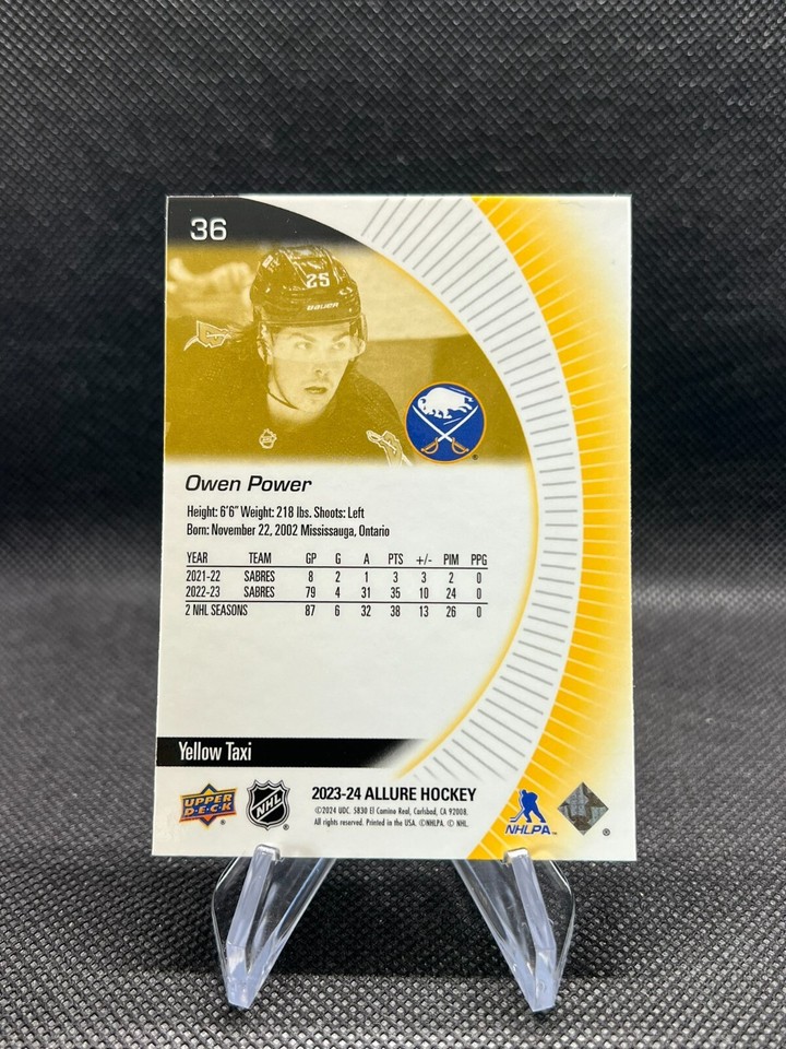 2023-24 UD Allure Parallels - Yellow Taxi, Black & Red Rainbow ...