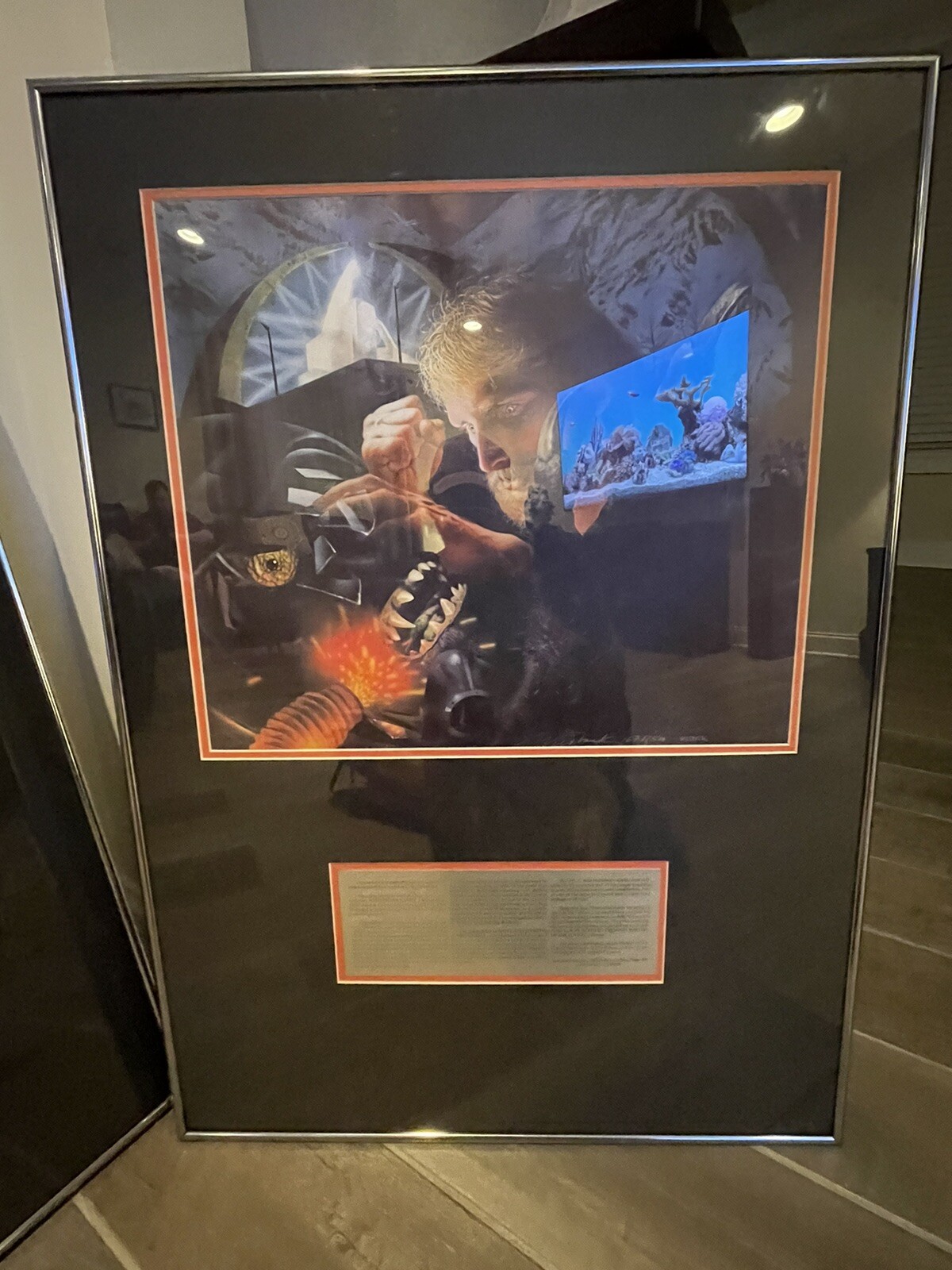 Battlefield Earth Autographed ArtWork.FINAL COUNTDOWN/DEATH OF TOLNEP R ...