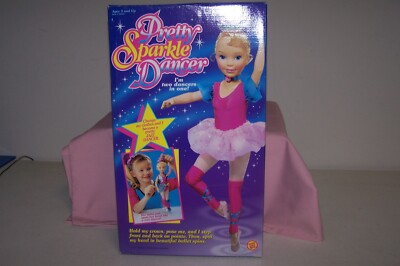 TOY BIZ Vintage 1996 Pretty Sparkle Dancer Doll -Two Dancers in One ...