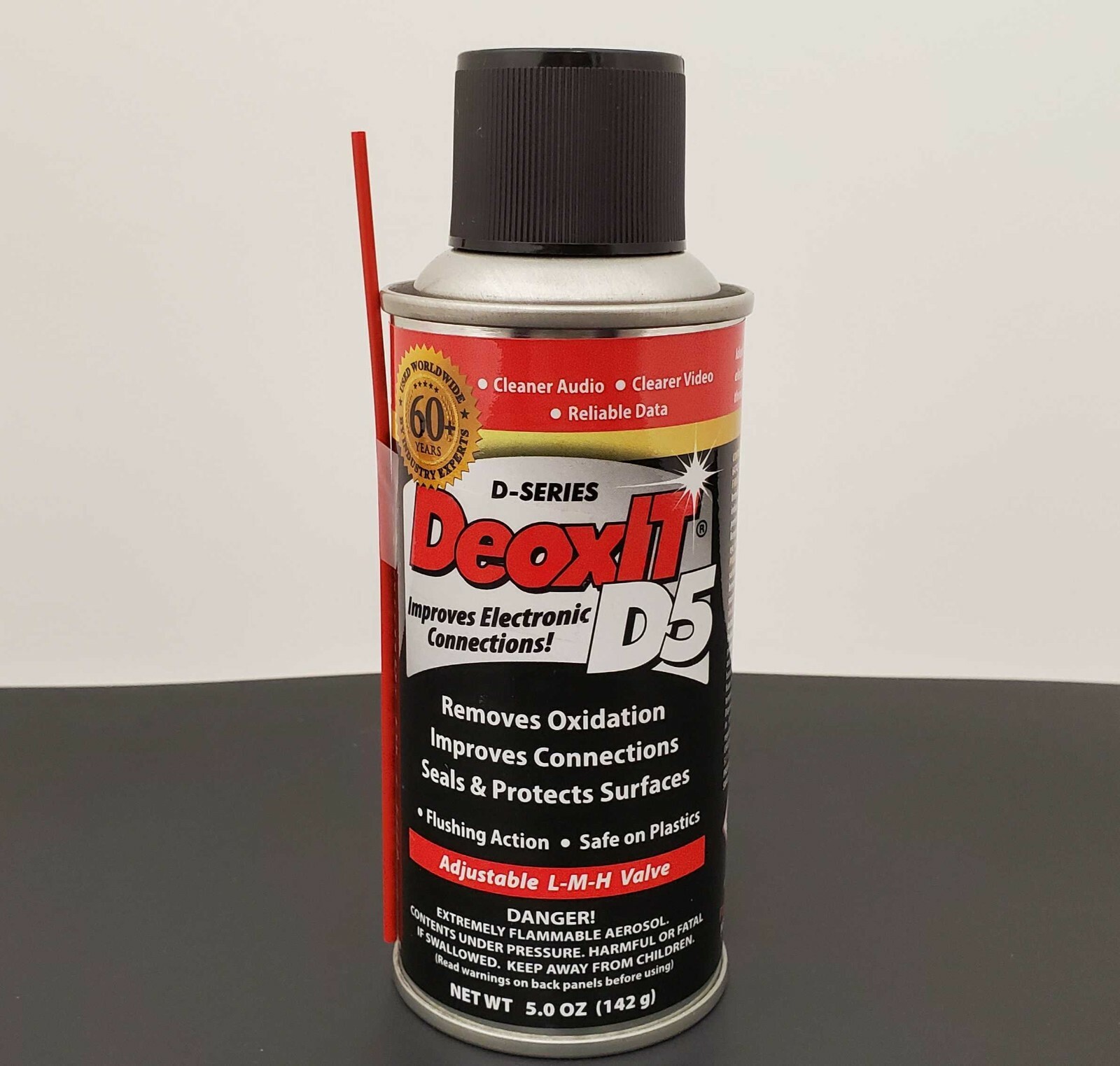 Caig DeoxIT® D5S-6-LMH - Original Can w/ LMH Spray Valve - 5% Solution ...