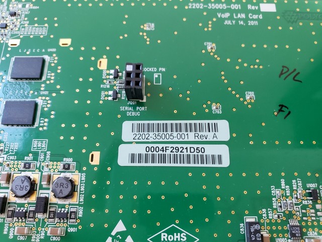 Polycom SoundStructure VoIP 2202-35005-001 Rev. a Interface Card for ...