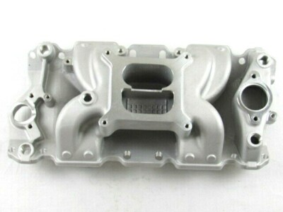 1959-95 Small Block Chevy 327 350 383 Intake Manifold Satin E42406 | eBay