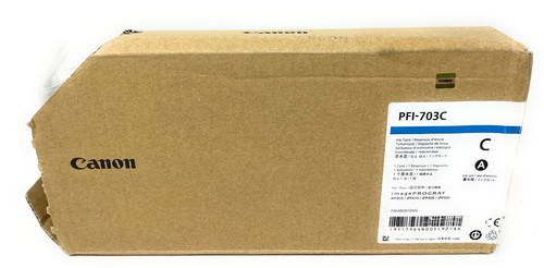 Canon 2964b001 Pfi-703c Original Cyan Cartridge Ipf 810/Ipf 815/Ipf820 ...
