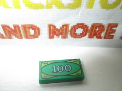 Lego - Tile 1x2 100 Dollar Bill Money Pattern 3069bpx7 - Choose ...