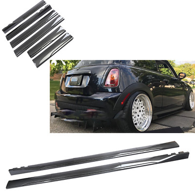 Carbon Fiber Side Skirt Rocker Panel Fit Fit For Mini Cooper S R53 R56 ...
