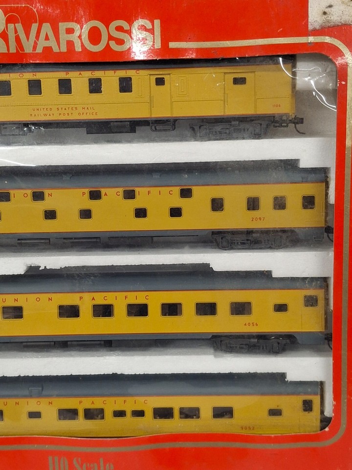 Rivarossi HO Trains Union Pacific Regular 1930's 6965 B 4 Car Set NIB ...