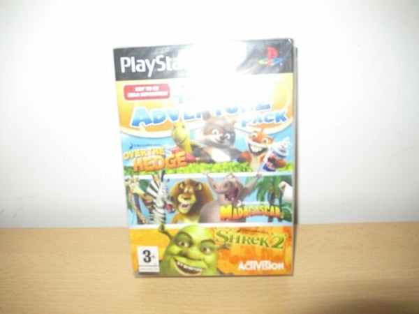 Dreamworks Triple Adventure Pack Over The Hedge Madagascar Shrek 2 Sony ...