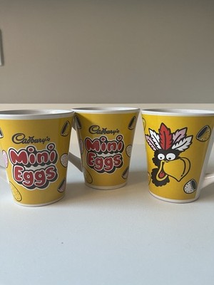 Retro Vintage Cadbury Mini Egg Mugs 1990s (X3) | eBay UK