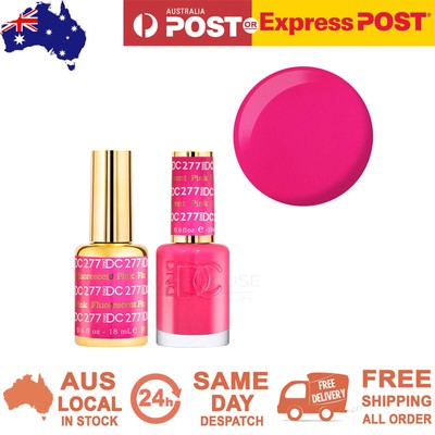 DND 277 Flourescent Pink - DC Collection Nail Gel & Lacquer Polish Duo ...