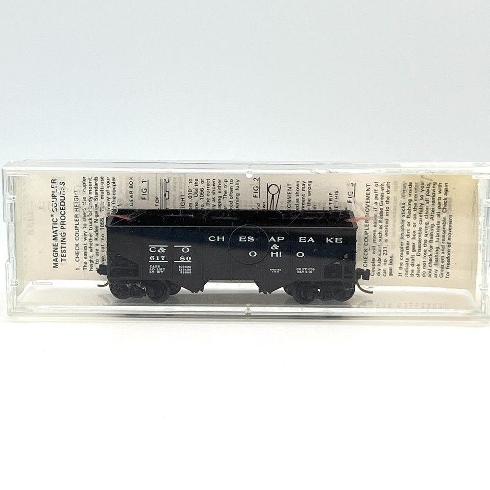 Micro-Trains N Scale 56220 Chesapeake Ohio Twin Bay Rib Side Hopper C&O ...