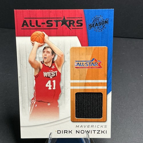 Dirk Nowitzki Game-Worn 2010-11 #10 Panini Season Update All-Stars ...