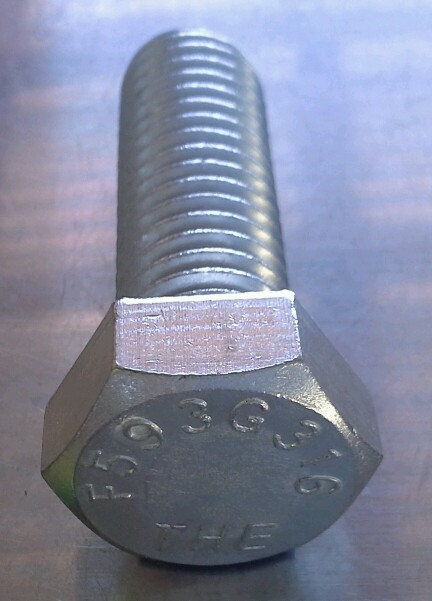 8 Pcs 1/2-13 × 1 1/2 F593G316 316 SS STAINLESS STEEL HEX HEAD CAP SCREW ...